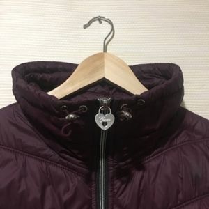 Guess | Jackets & Coats | Guess Purple Puffer Zip Up Jacket | Poshmark